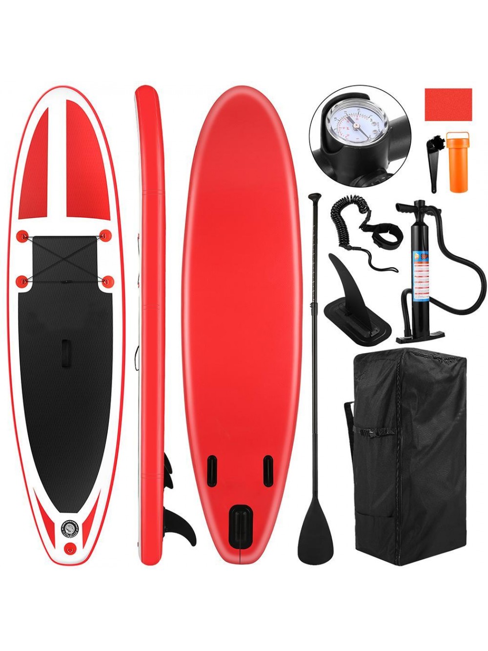 10' 6" Inflatable SUP Stand Up Paddle Board, Inflatable ...